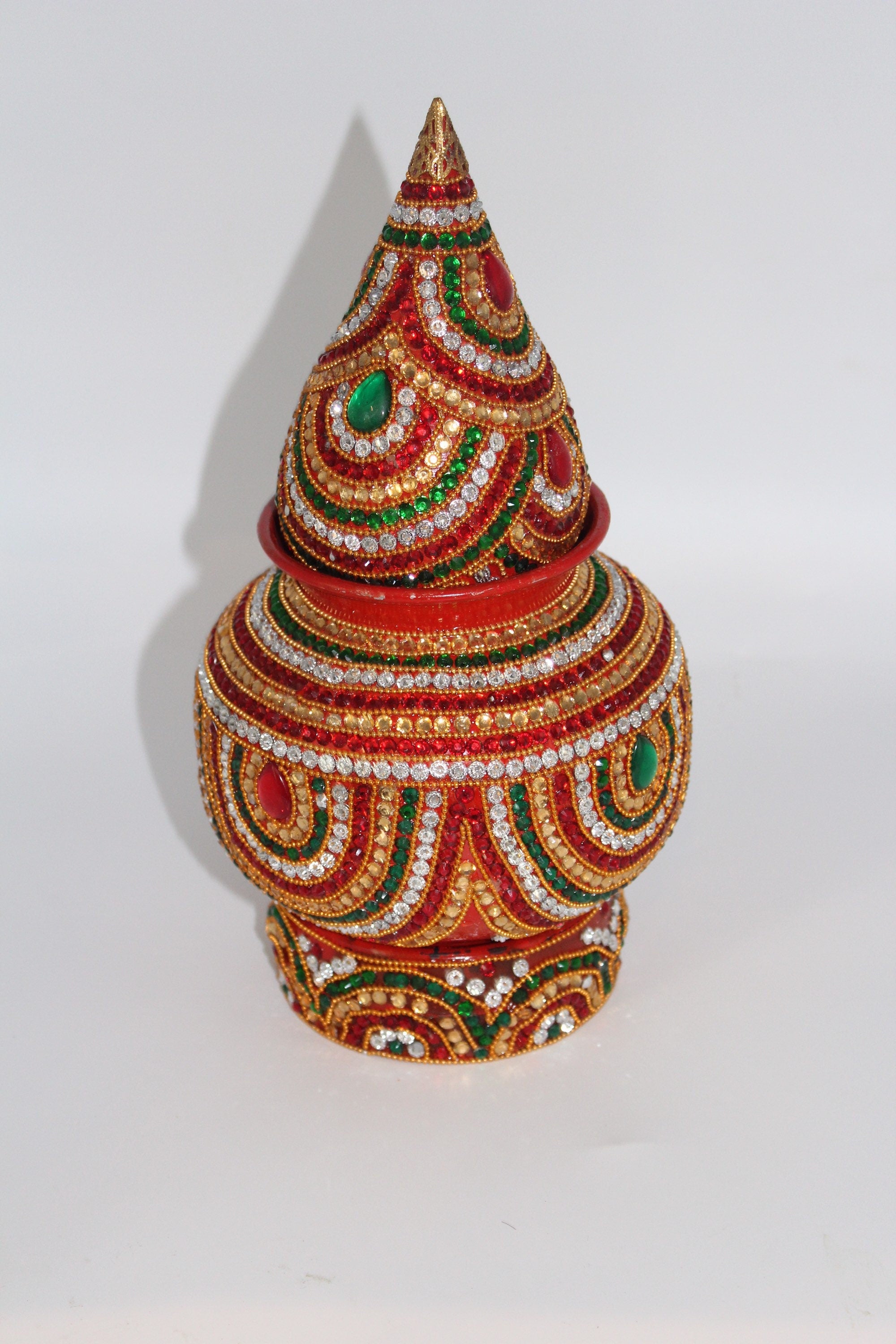 Artificial Nariyal, Mangal Kalash set, wedding nariyal kalasPuja Kalas